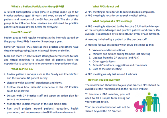 About our PPG – Willingham by Stow Surgery